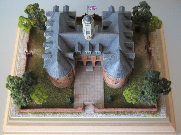 Miniature model of Capitol Building, Williamsburg