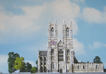 Westminster Abbey - a miniature model of the church