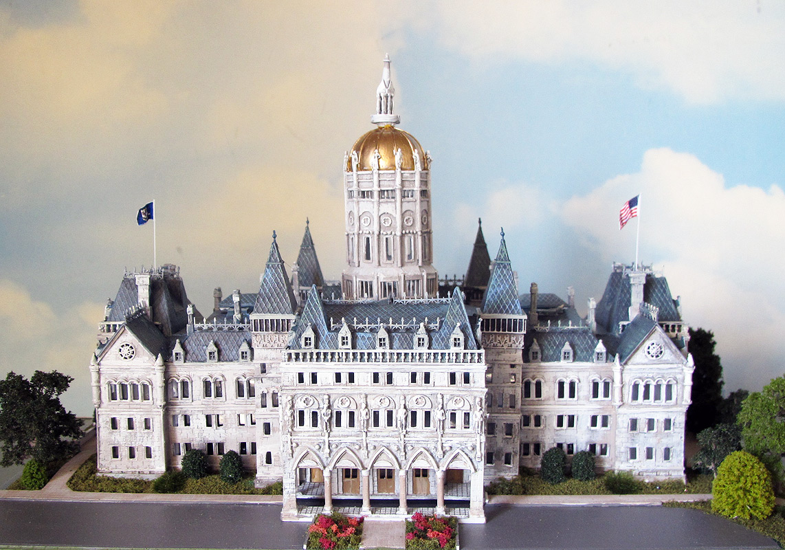 Miniature model of Connecticut State Capitol - Hartford